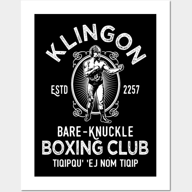 Star Trek Klingon Bare-knuckle boxing 2.0 - Robzilla Boxing Science Fiction Space - Posters and ...